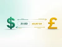 USD to IDR Exchange Rate 25 USD Converts to 405907 IDR