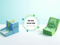 Swedish Krona Weakens Against US Dollar in Latest Exchange Rate